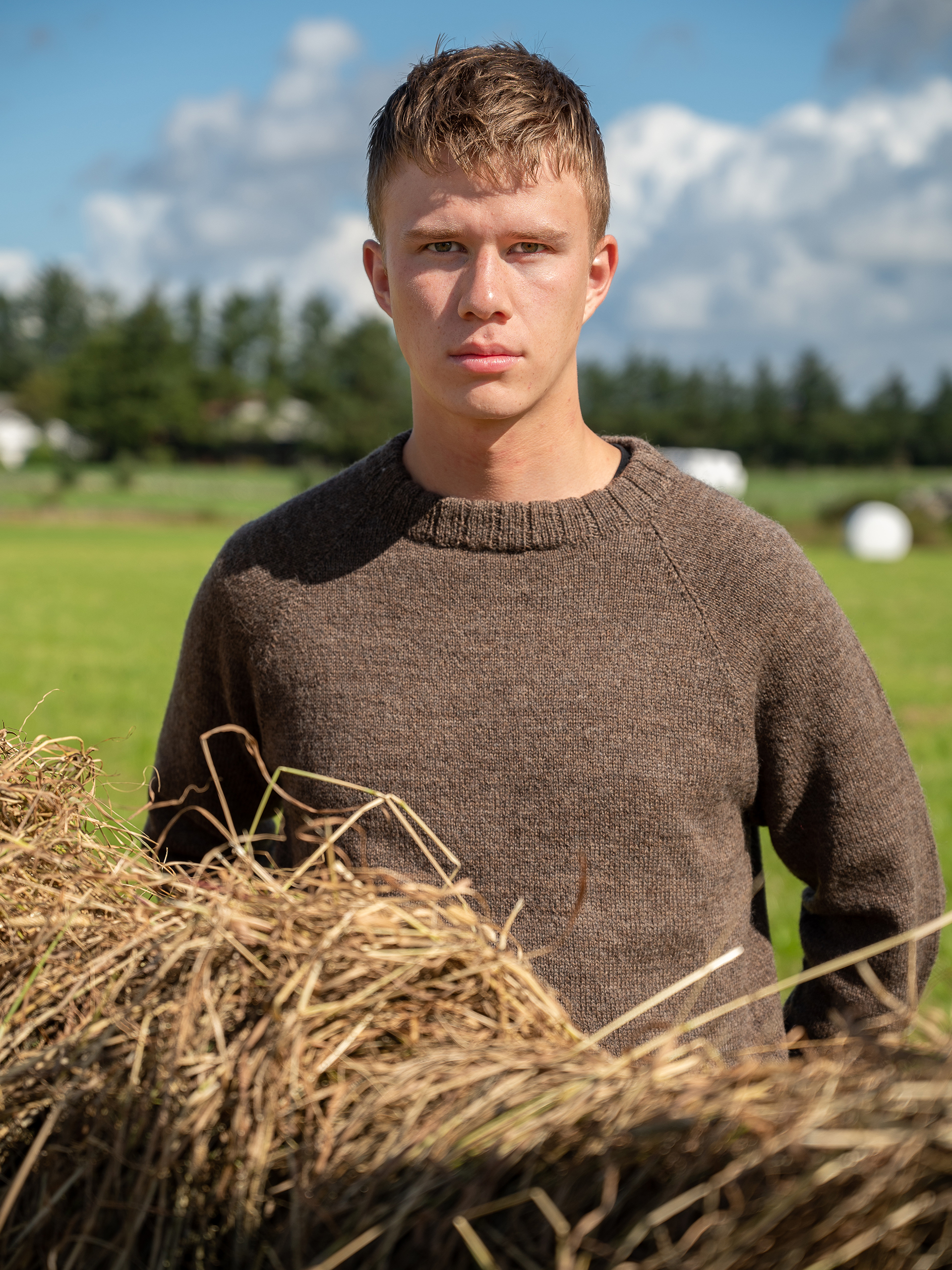 23-39a Gard genser mørk brun melert - Garnius - Garnius.se