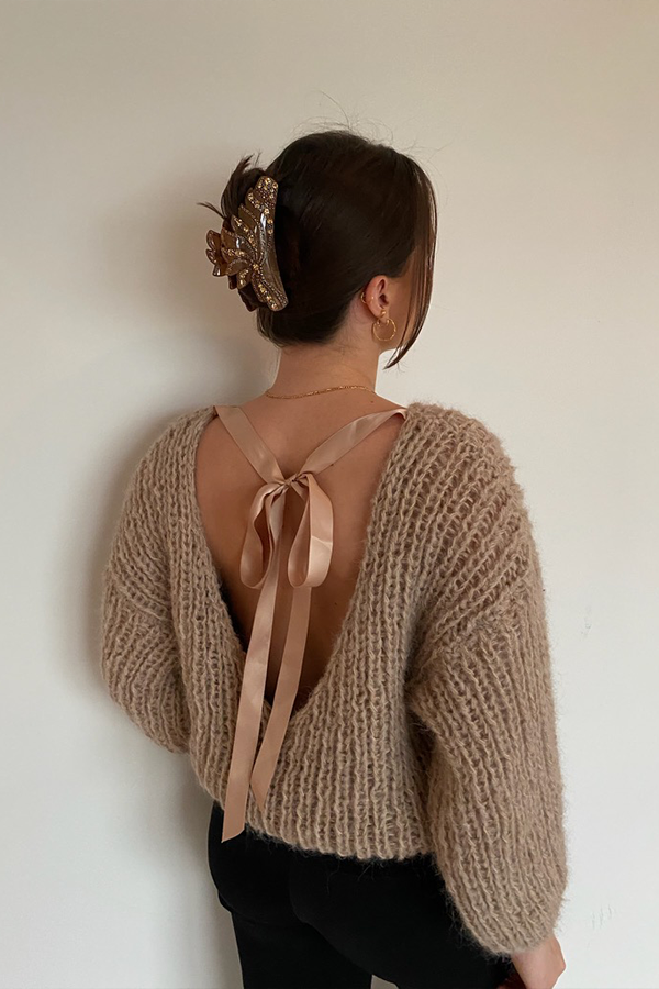 Caia tröja beige - Garnius - Garnius.se