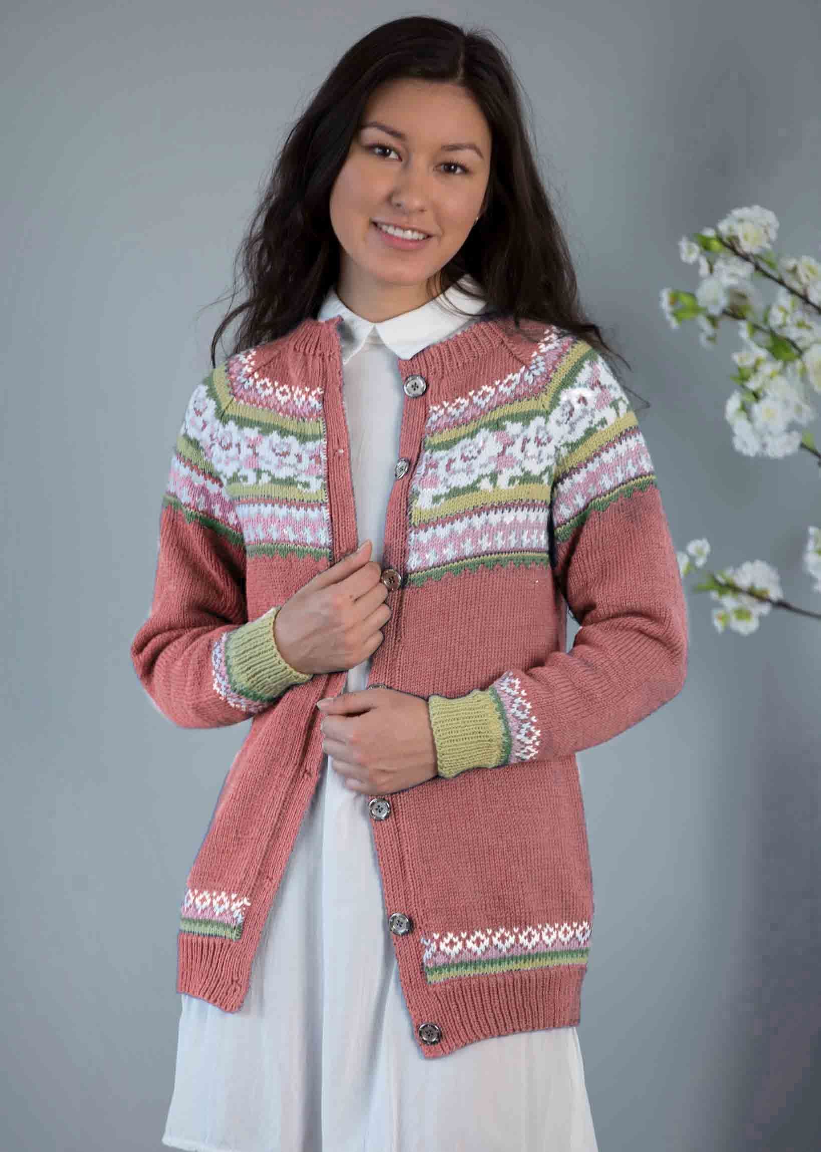 1808-8 Megan jakke korall - Garnius