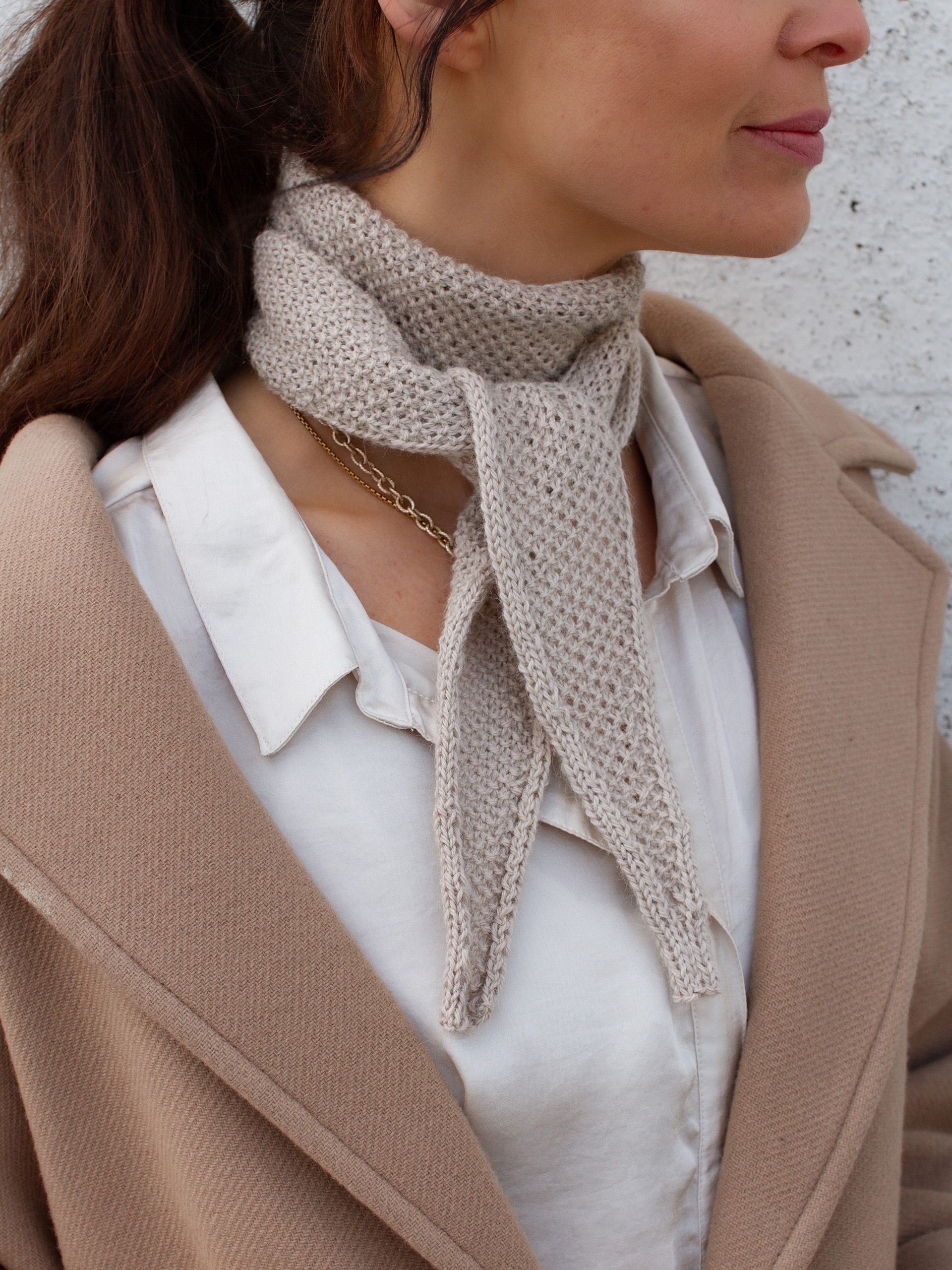 Softie scarf sand - Garnius