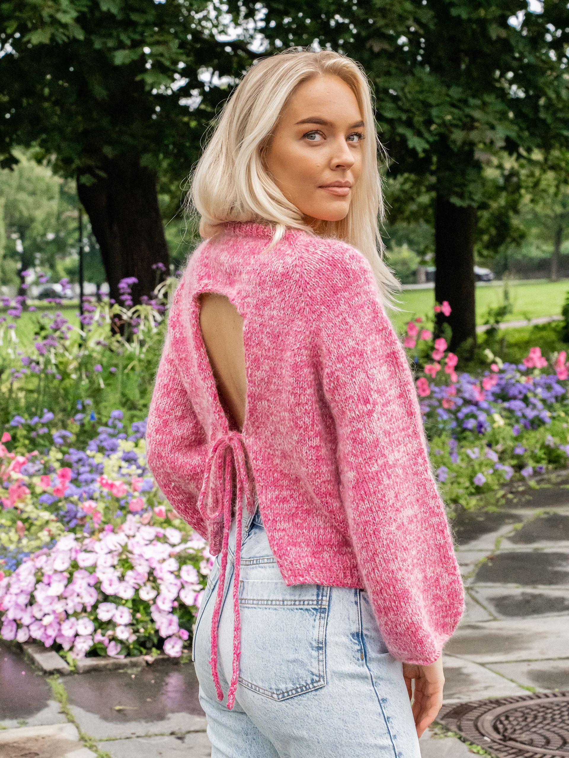 THE GRACE sweater rosa - Garnius