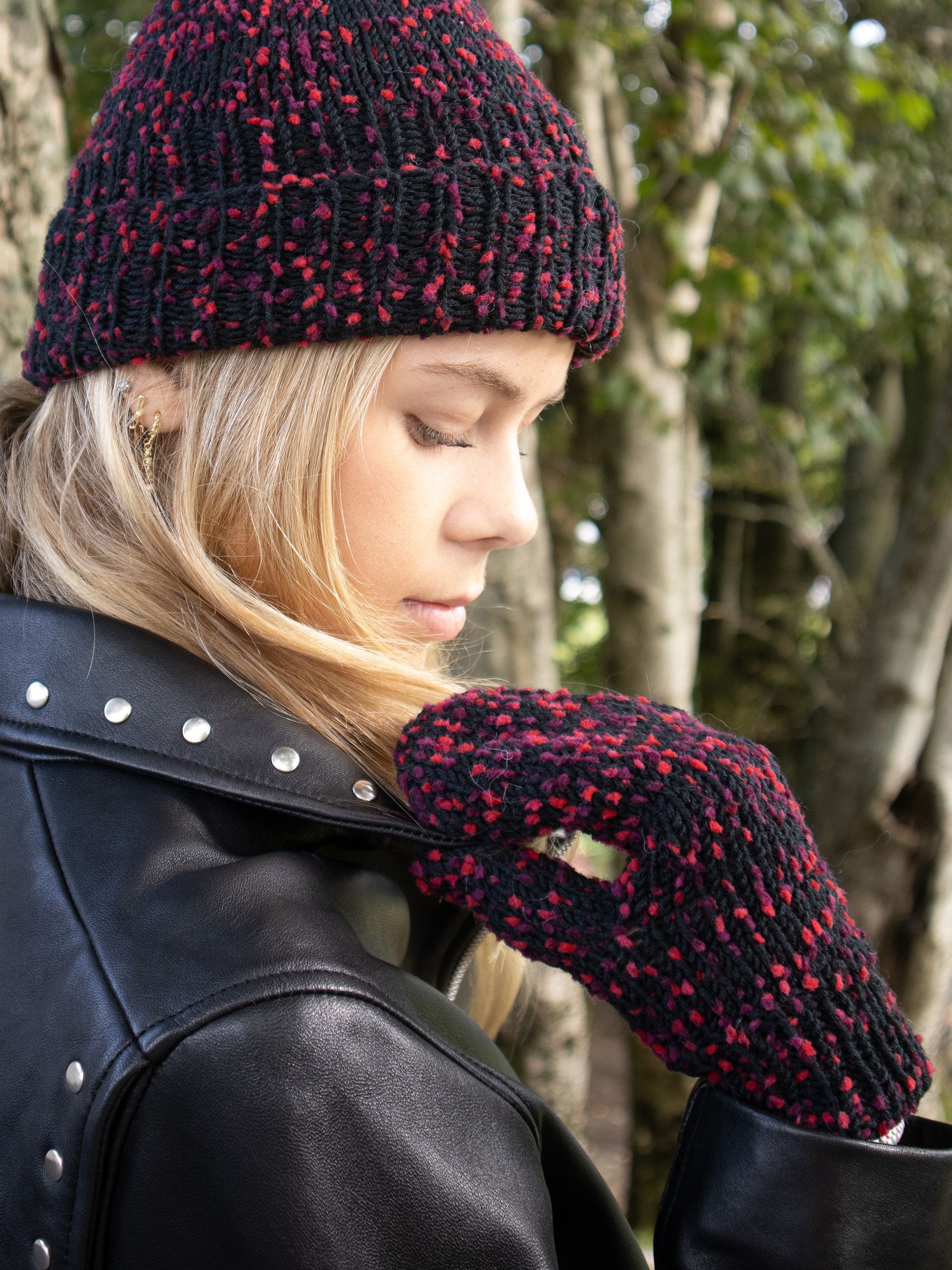 323-10 Ploppi votter dame - Garnius - Garnius.se