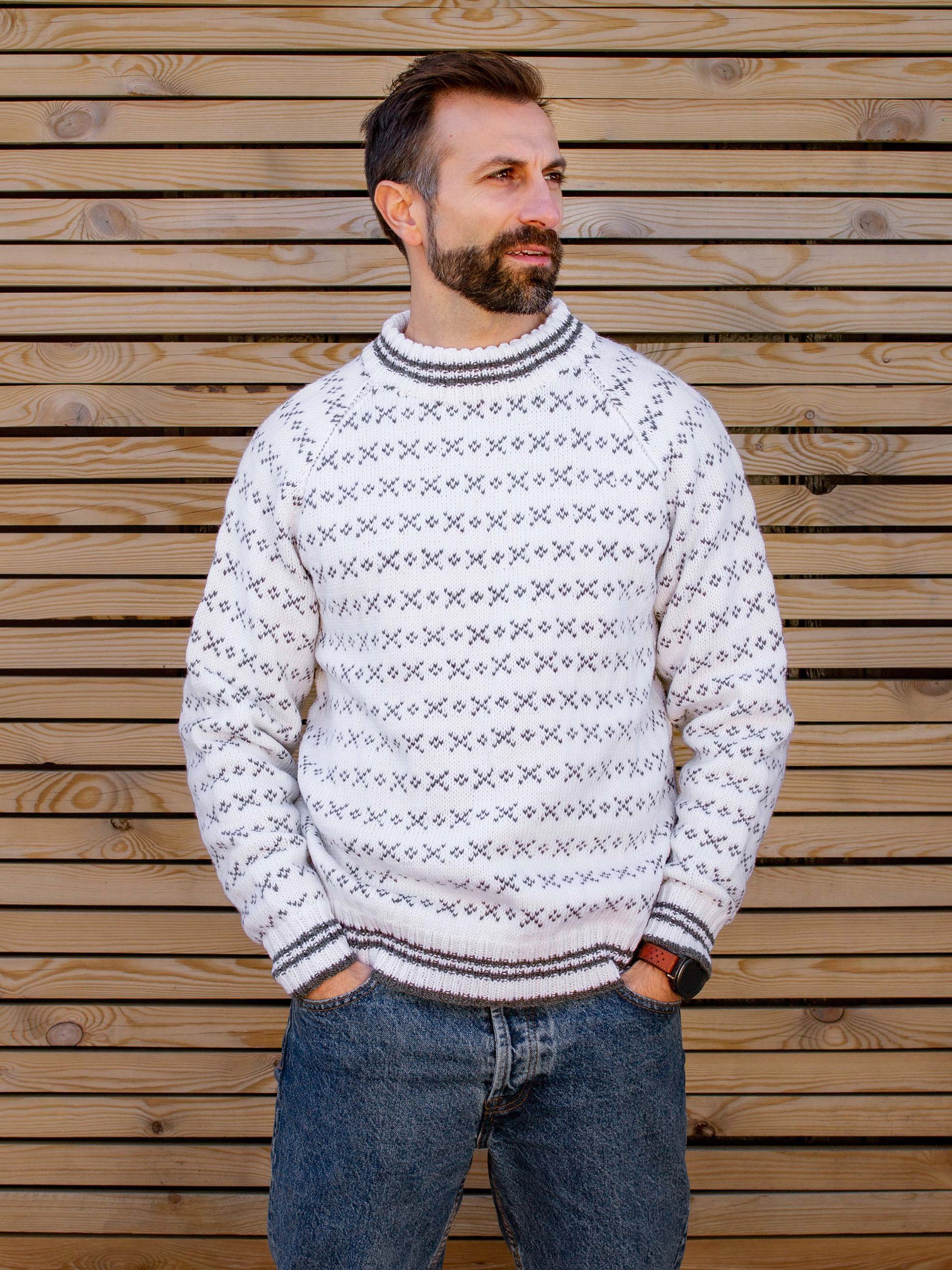 HUSAVIK Islender herre natur (Woolevo) - Garnius - Garnius.se