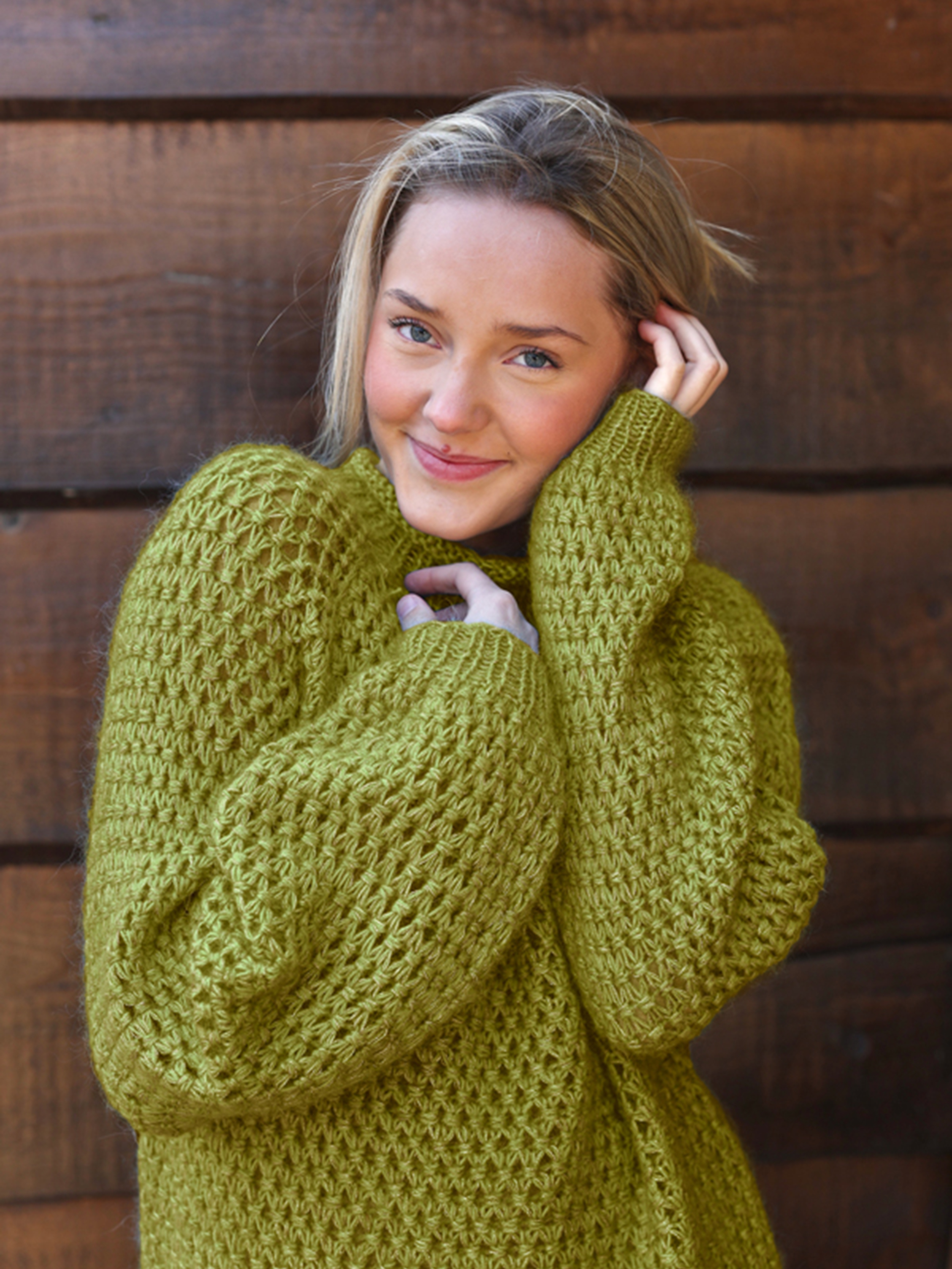 Honey Honey grønnmelert - Garnius - Garnius.se