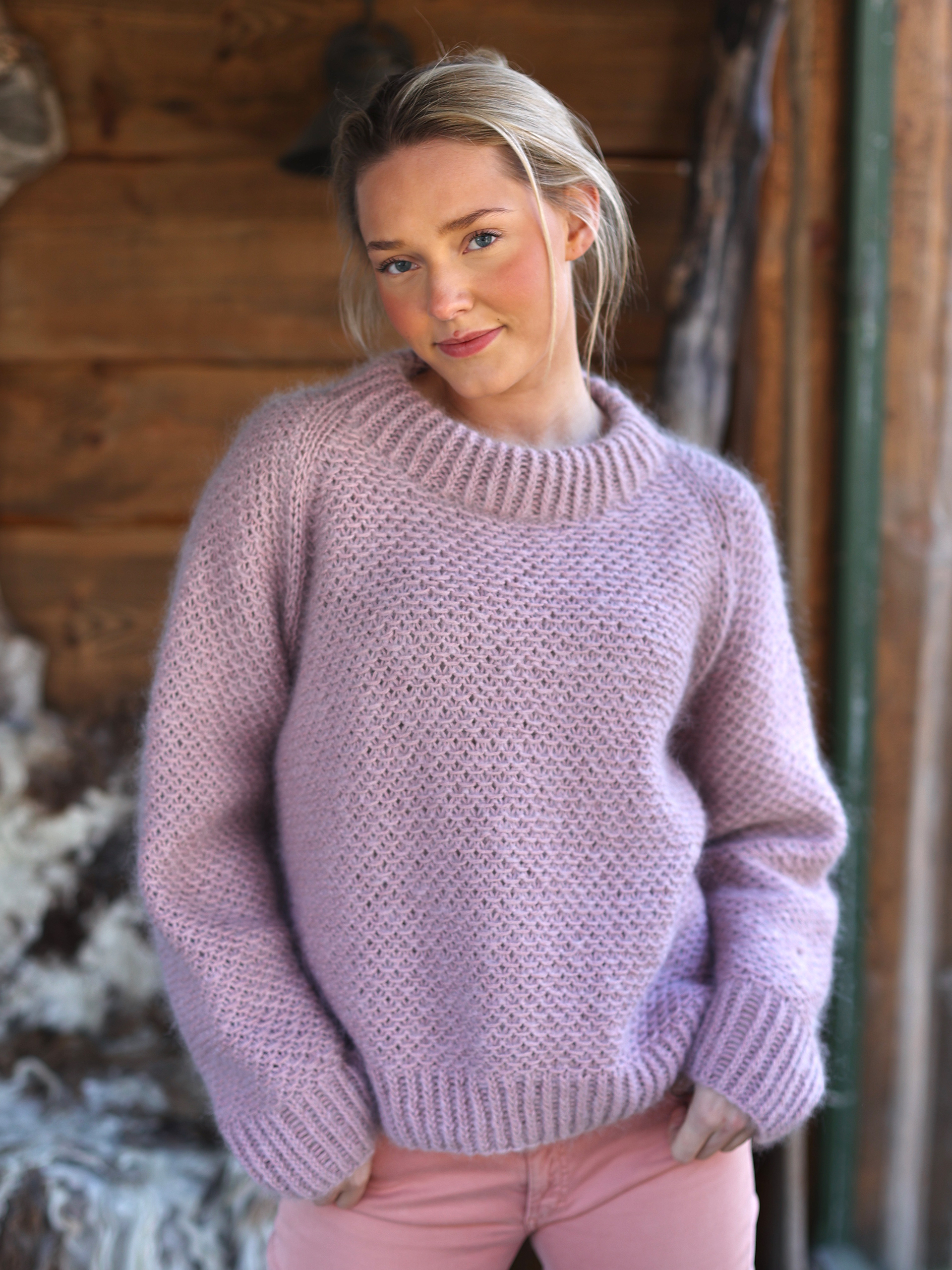 EIR tröja rosa - Garnius